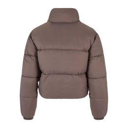 Karl Kani Damen Winterjacke "Karl Kani Karl Kani Sport Patch Crop Puffer Jacket", braun, Gr. XXS, mehrfarbig, 100% Polyester, Jacken