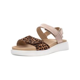 Ara Damen Riemchensandale "Ara Sandalen Leder", Gr. 36, gold, Leder, Schuhe