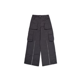 Damen Cargohose "Zipped Leg Cargo Pants W", grau, Gr. M, Alpha Industries, Obermaterial: 100% Nylon, Hosen
