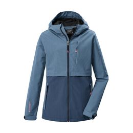Killtec Kinder Softshelljacke "KOS 153 GRLS SFTSHLL JCKT"denim, Gr. 140, Oberseite: 100% Polyester;R&uuml;ckseite: 100% Polyester;Futter: 100% Polyester,