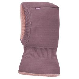 MaxiMo Jungen Wendem&uuml;tze, rosa, Gr. 51, mehrfarbig, Strick, Wolle, M&uuml;tzen, reine Merinowolle, reversible, doppelt gestrickt, Ausgen&auml;htes Halsteil