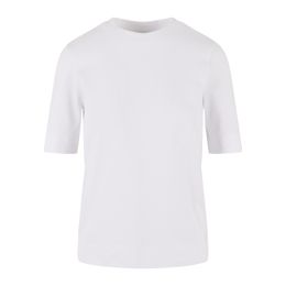 T-Shirt Urban Classics "Urban Classics Damen Ladies Classy Tee", Damen, Gr. S, wei&szlig;, 100% Baumwolle, unifarben, oversize, Rundhals, Shirts T-Shirt