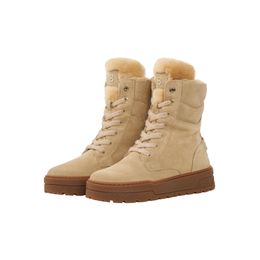 Bogner Schn&uuml;rboots 'Calgary' Damen Gr&ouml;&szlig;e 38 beige Winterschuhe