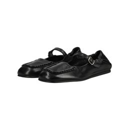 Pavement Damen Riemchenballerina "Pavement Ballerinas Leder", Gr. 41schwarz, Leder, Schuhe