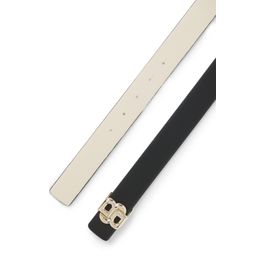 BOSS Damen Lederg&uuml;rtel "Icon-G Sr30"schwarz 009, Gr. 70, unifarben, Leder, G&uuml;rtel, mit Double-B-Monogramm