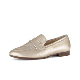 Slipper Gabor "Slipper", Damen, Gr. 37,5, gold, Schuhe Slipper