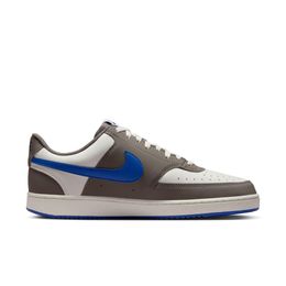 Nike Sportswear Herren Sneaker "Nike Court Vision Low", Gr. 44sail, hyper royal, cave stone, Synthetik, Schuhe, inspiriert vom Design des Nike Air