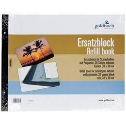 Goldbuch Ersatzblock 83 077 schwarz 38x30 cm f&uuml;r Schraubalben 31x39cm