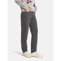 LIEBLINGSST&Uuml;CK Straight-Jeans LIEBLINGSST&Uuml;CK "LS-62", Damen, Gr. 46, EURO-Gr&ouml;&szlig;en, grau (980, anthra), 67% Baumwolle, 33% Lyocell, Jeans Straight-Jeans