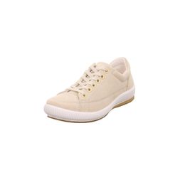Legero Damen Sneaker "TANARO 5.0", Gr. 43ecru, Veloursleder, unifarben, Schuhe, Freizeitschuh, Halbschuh, Schn&uuml;rschuh mit softem Schaftabschluss