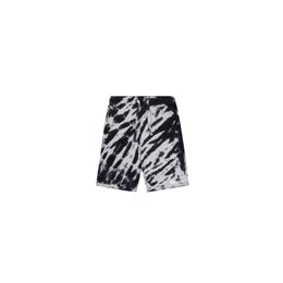 Sweatshorts Alpha Industries "Tie Dye Shorts", Herren, Gr. M, Normalgr&ouml;&szlig;en, schwarz, Obermaterial: 80% Baumwolle, 20% Polyester, Hosen Sweatshorts