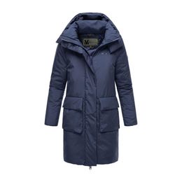Marikoo Damen Winterjacke "Nanami", blau, Gr. M, Obermaterial: 100% Polyester. Innenseite: 100% Polyester. Futter: 100% Polyester. Wattierung: 100%