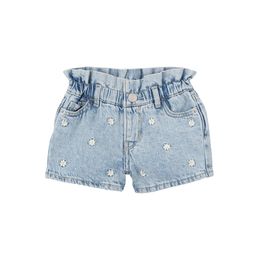 GAP Shorts M&auml;dchen Gr&ouml;&szlig;e 110 blue denim / pastellgelb / wei&szlig;