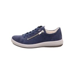 Legero Damen Sneaker "TANARO 5.0", Gr. 40, blau, Veloursleder, unifarben, Schuhe, Komfortschuh, Freizeitschuh, Schn&uuml;rschuh mit Rei&szlig;verschluss