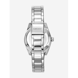 DKNY Analoguhr Damen Gr&ouml;&szlig;e One Size silber