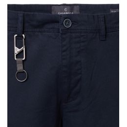 Casamoda Herren Chinohose "Casamoda Chinohose CHRIS uni"dunkelblau, Gr. 42, 97% Baumwolle, 3% Elasthan, Hosen
