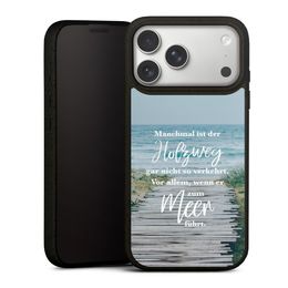 DeinDesign iPhone 17 Pro Max Handy PLA Handyh&uuml;lle Handyh&uuml;lle aus nachwachsenden Rohstoffen Organic Case Statement Beach Spruch Organic Case