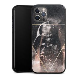 DeinDesign iPhone 12 Pro Handy Silikon H&uuml;lle Case schwarz Handyh&uuml;lle Darth Vader Official Licensed Product Star Wars