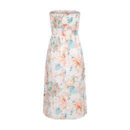 CLOUD 5IVE Damen Shirtkleid "CLOUD 5IVE Bandeau Kleid in Wrap Look und AOP Blumen Print"gr&uuml;n, Gr. XL, 95% Polyester, 5% Elasthan, Kleider