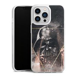 DeinDesign iPhone 13 Pro Handy Silikon H&uuml;lle Case wei&szlig; Handyh&uuml;lle Star Wars Darth Vader Official Licensed Product Silikon Case