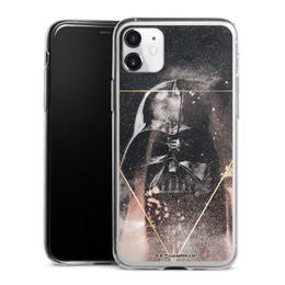 DeinDesign iPhone 11 Handy Slim Case Silikon Handyh&uuml;lle transparent H&uuml;lle extra d&uuml;nn Star Wars Darth Vader Official Licensed Product Silikon Slim Case
