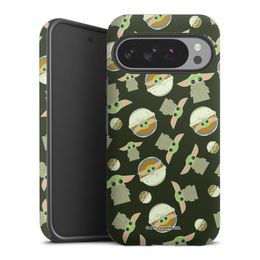 DeinDesign Google Pixel 10 Pro XL Handy Panzer Handyh&uuml;lle robuste Outdoor H&uuml;lle Schutzh&uuml;lle matt Official Licensed Product Star Wars Muster Baby Yoda Tough Case
