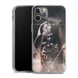 DeinDesign iPhone 12 Pro Max Handy Silikon H&uuml;lle Case transparent Handyh&uuml;lle Darth Vader Official Licensed Product Star Wars Silikon Case