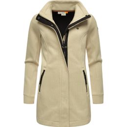 Ragwear Damen Sweatjacke "Letrice Bonded", beige, Gr. XL, Sweatware, Obermaterial: 100% Polyester. Innenfutter: 100% Polyester, Sweatjacken, Elegante
