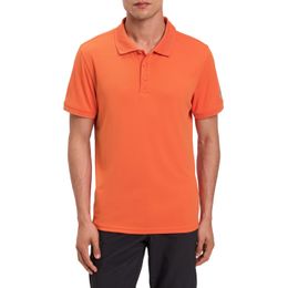 Poloshirt McKINLEY "HE.-POLO LANGO M", Herren, Gr. XL, rot, Jersey, Obermaterial: 100% Polyester, Rundhals, Shirts, sportliche Passform, kurze &Auml;rmel, f&uuml;r Outdoor-Aktivit&auml;ten
