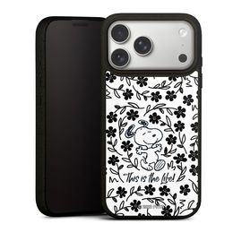 DeinDesign iPhone 17 Pro Max Handy PLA Handyh&uuml;lle Handyh&uuml;lle aus nachwachsenden Rohstoffen Organic Case Peanuts Flowers Snoopy Organic Case