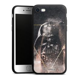 DeinDesign iPhone SE (2020) Handy Premium Silikon H&uuml;lle Handyh&uuml;lle schwarz Case Official Licensed Product Darth Vader Star Wars Silikon Premium Case