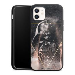 DeinDesign iPhone 12 Handy Premium Silikon H&uuml;lle Handyh&uuml;lle schwarz Case Star Wars Darth Vader Official Licensed Product Silikon Premium Case