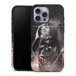 DeinDesign iPhone 16 Pro Max Handy Panzer Handyh&uuml;lle robuste Outdoor H&uuml;lle Schutzh&uuml;lle gl&auml;nzend Star Wars Darth Vader Official Licensed Product Tough Case