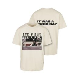Merchcode Damen T-Shirt "Merchcode Herren Ice Cube It's a good day Oversize Tee"sand, Gr. L, bedruckt, 100% Baumwolle, Shirts