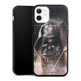 DeinDesign iPhone 12 mini Handy Slim Case extra d&uuml;nn Silikon Handyh&uuml;lle schwarz H&uuml;lle Star Wars Darth Vader Official Licensed Product Silikon Slim Case