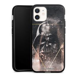 DeinDesign iPhone 12 mini Handy Silikon H&uuml;lle Case schwarz Handyh&uuml;lle Star Wars Darth Vader Official Licensed Product