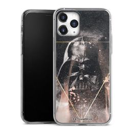 DeinDesign iPhone 11 Pro Handy Slim Case Silikon Handyh&uuml;lle transparent H&uuml;lle extra d&uuml;nn Darth Vader Official Licensed Product Star Wars Silikon Slim Case
