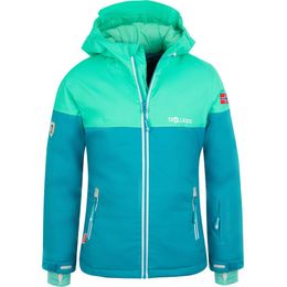 Trollkids Ski-/ Snowboardjacke "Hallingdal" in Blau/ T&uuml;rkis - 51% | Gr&ouml;&szlig;e 116 | Kinder-outdoor-jacken