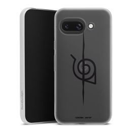 DeinDesign Google Pixel 9a Handy Slim Case Silikon Handyh&uuml;lle transparent H&uuml;lle extra d&uuml;nn Konoha Sasuke Naruto Shippuden Silikon Slim Case