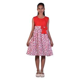 Deux ans de vacances Kleid in Rot/ Rosa - 52% | Gr&ouml;&szlig;e 110/116 | Kinderkleider