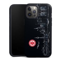 DeinDesign iPhone 12 Pro Handy Panzer Handyh&uuml;lle robuste Outdoor H&uuml;lle Schutzh&uuml;lle matt Skyline Eintracht Frankfurt Sge Tough Case