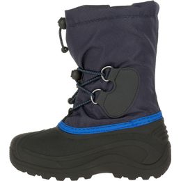 Kamik Kinder Outdoorwinterstiefel "SOUTHPOLE 4", Gr. 33, blau, Synthetik, Schuhe, Winterboots, Winterstiefel, Snowboots, Winterschuhe, wasserdicht
