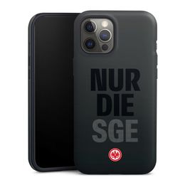 DeinDesign iPhone 12 Pro Handy Panzer Handyh&uuml;lle robuste Outdoor H&uuml;lle Schutzh&uuml;lle matt Eintracht Frankfurt Sge Official Licensed Product Tough Case