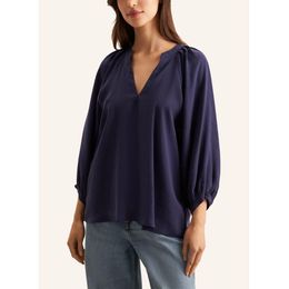 Seidensticker Bluse in Dunkelblau - 56% | Gr&ouml;&szlig;e 38 | Damen-blusen