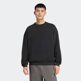 Herren Sweatshirt "SOFT LUX", schwarz, Gr. M, adidas Sportswear, Obermaterial: 51% Polyester, 25% Modal, 15% Baumwolle, 9% Elasthan, Sweatshirts