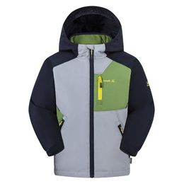 Kamik Regenjacke "Otis" in Grau/ Schwarz - 43% | Gr&ouml;&szlig;e 152 | Kinder-outdoor-jacken