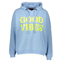 miss goodlife Hoodie "Good Vibes" in Hellblau - 74% | Gr&ouml;&szlig;e XL | Damen-sweatshirts-jacken
