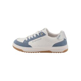 Tom Tailor Sneakers in Wei&szlig;/ Hellblau/ Silber - 50% | Gr&ouml;&szlig;e 41 | Damen-sneakers