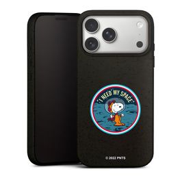 DeinDesign iPhone 17 Pro Max Handy PLA Handyh&uuml;lle Handyh&uuml;lle aus nachwachsenden Rohstoffen Organic Case Peanuts Weltall Snoopy Organic Case