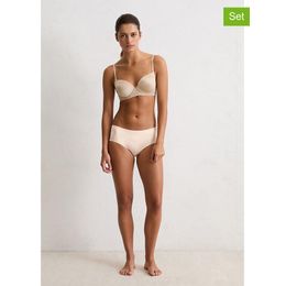 Marc O'Polo Marc O ́Polo 2er-Set: Pantys in Beige - 42% | Gr&ouml;&szlig;e S | Damen-unterteile